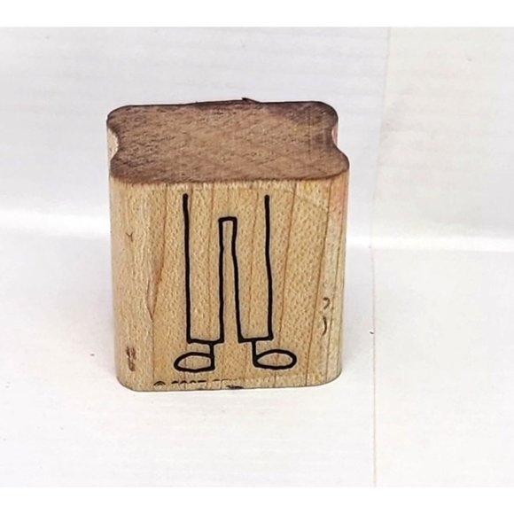 Unbranded | Other | Woodrubber Vintage Leg Graphic Stamp | Poshmark
